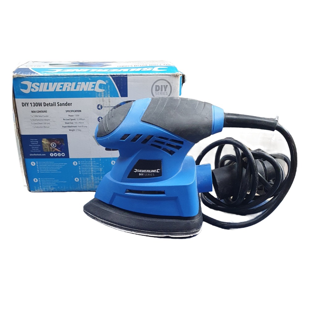 Pre-owned Silverline 130w Sander - Own4Less